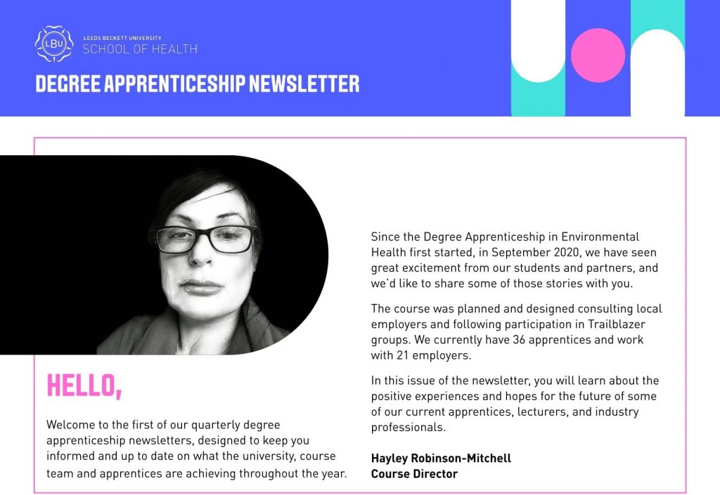 Degree Apprenticeship Newsletter - Buckingham Futures